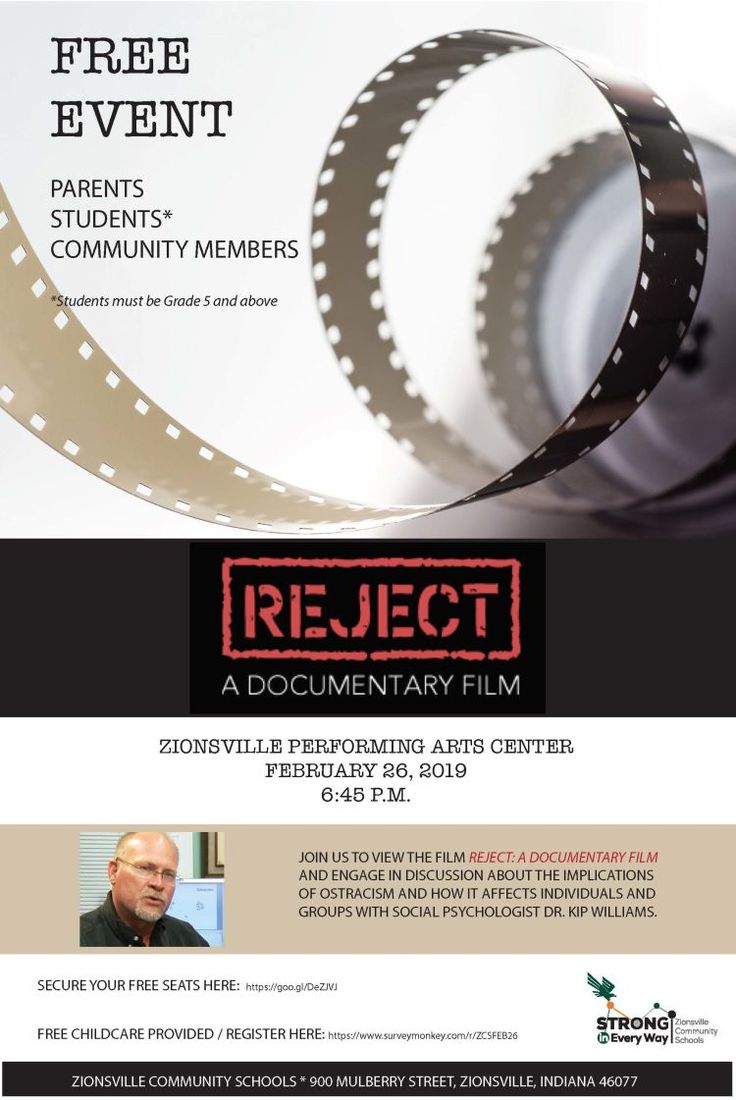 REJECT to Screen at Zionsville Performing Arts Center | Reject Film
